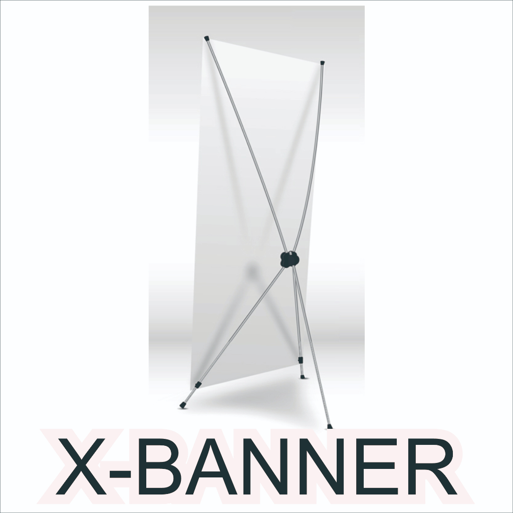 Standing BANNER Frame (X BANNER ONLY IRON FRAME) | Shopee Malaysia