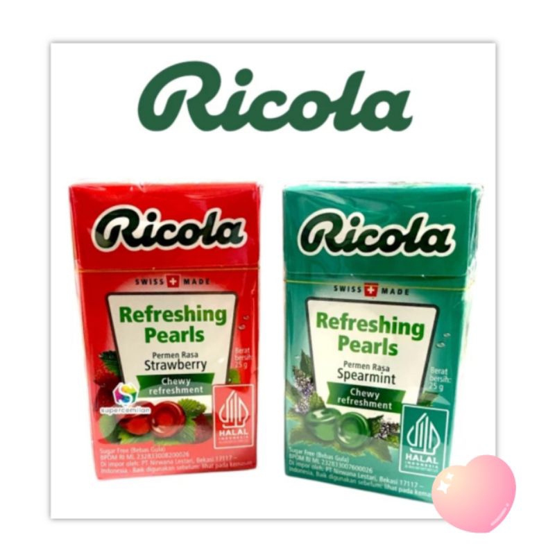 Ricola Refreshing Pearls 25 gr Sugar Free Candy Sugar Free Candy | Shopee Malaysia
