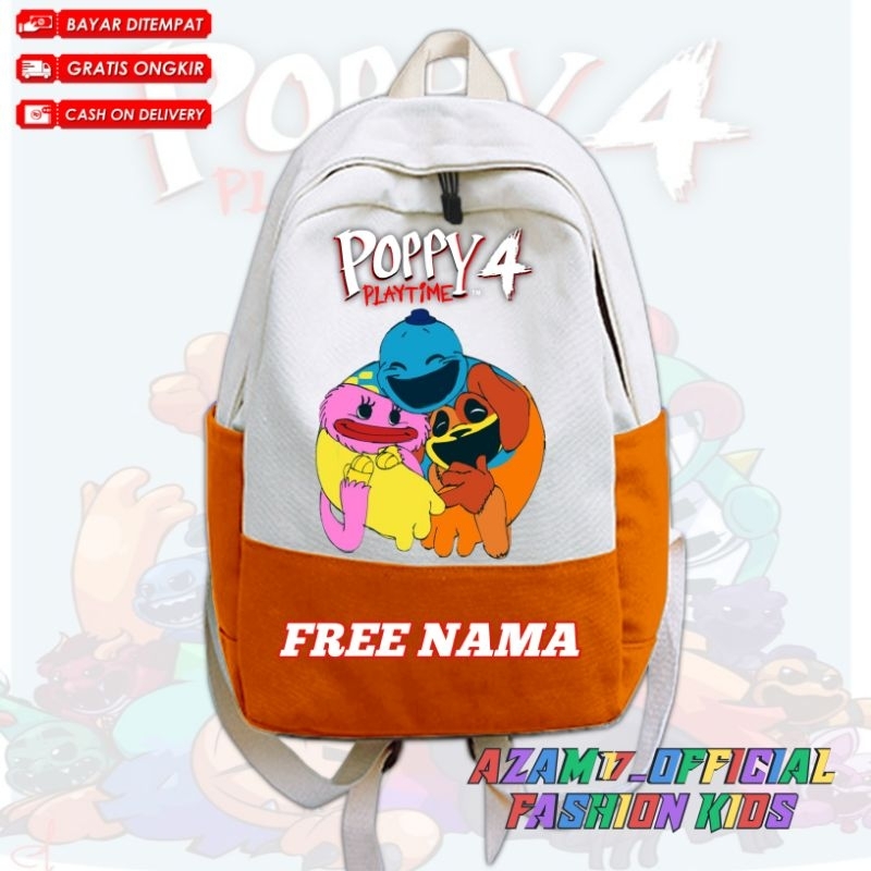 Doey Doughman X Dogday Poppy Playtime 4 Children's School Backpack ...