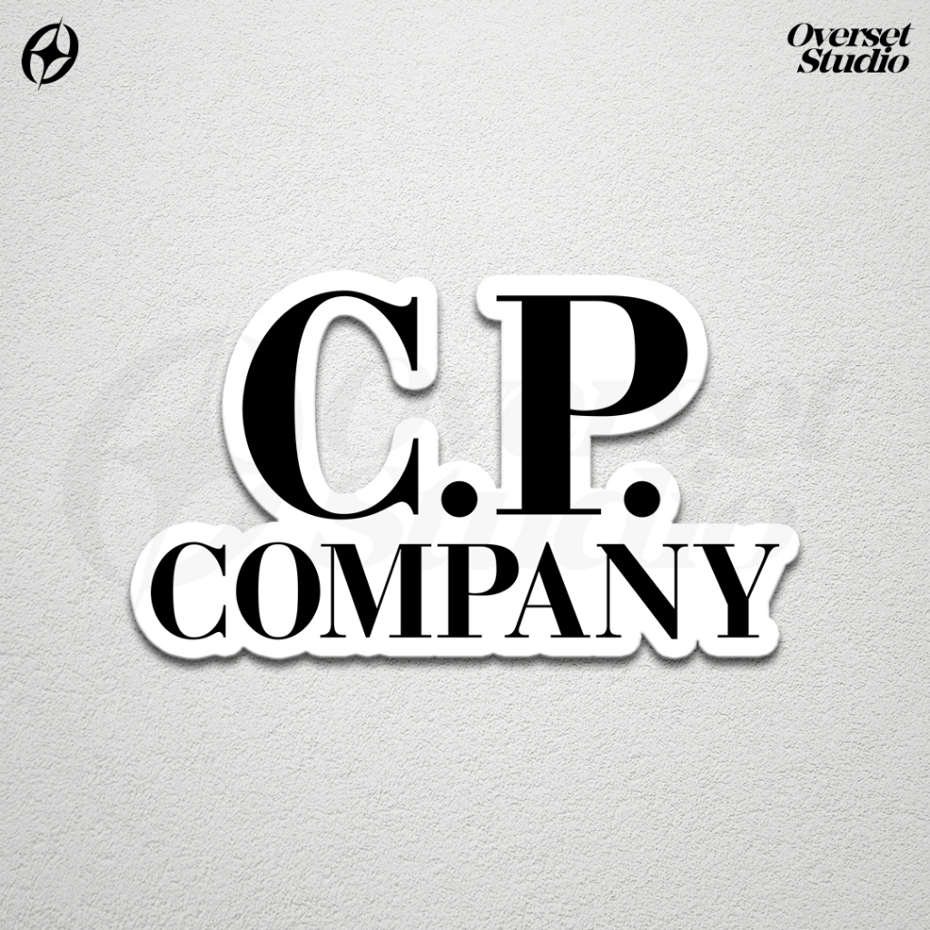 LOKAL Cp Company Sticker / Casual CP Company Brand Sticker / Glossy ...