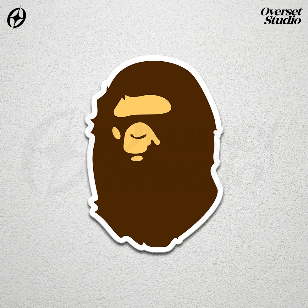 LOKAL A Bathing Ape Sticker / Hypebeast Bape Sticker / Glossy Vinyl ...