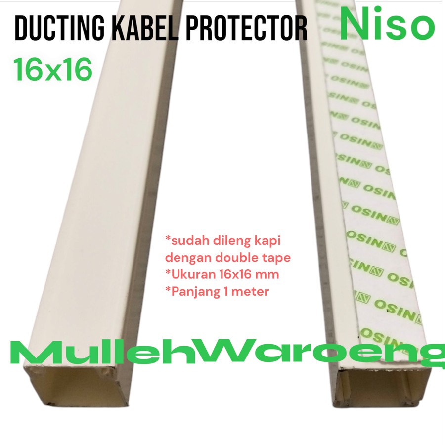 Tf Ducting Cable 16x16 Mm TC Protector Cable Brand Niso Tray + Double ...