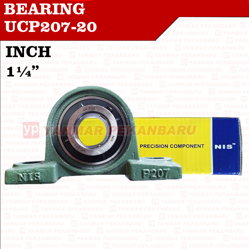 Pillow Block Bearing Lava Sitting UCP207-20 UCP 207 1 1/4 INCH NIS | Shopee Malaysia
