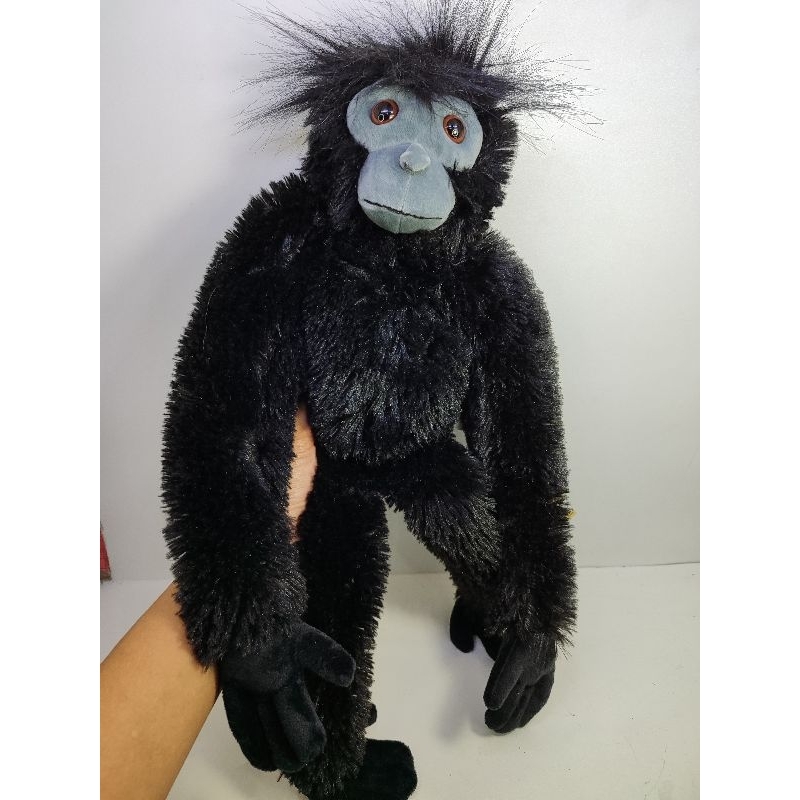 HITAM Original Javanese lutung Gibbon doll, black monkey, original ...