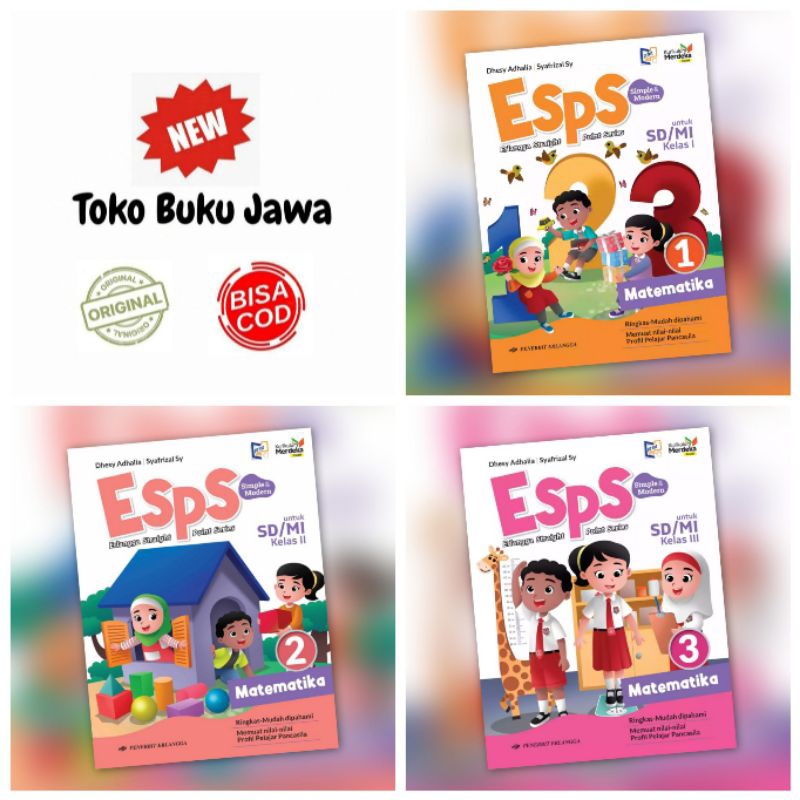[Erlangga] Ori Revised Elementary School Book ESPS Mathematics Class 1 ...
