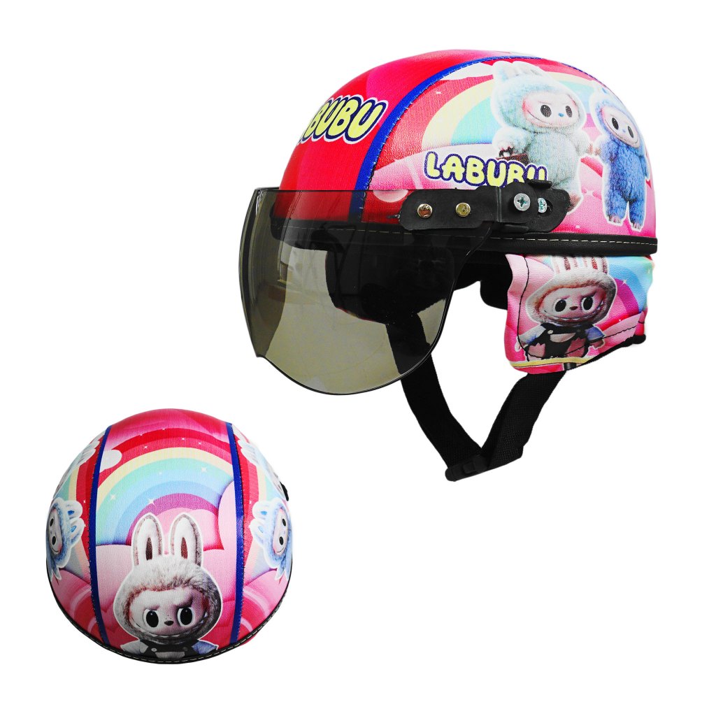 Labubu Character Retro Toddler Helmet | Shopee Malaysia