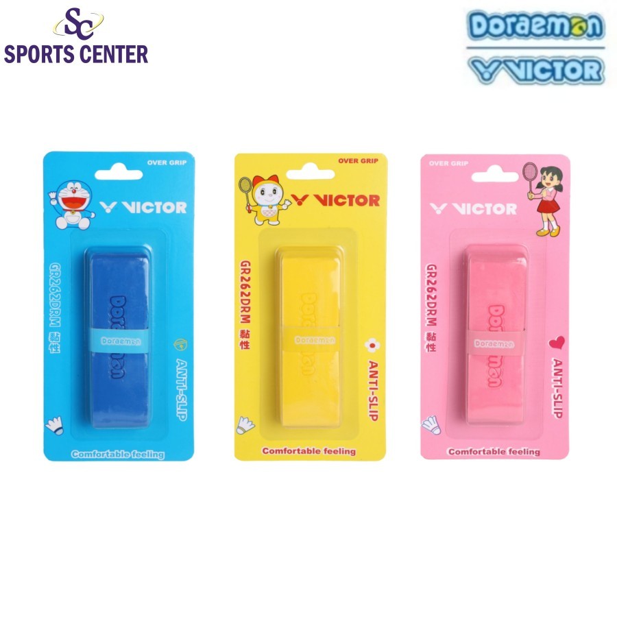 New Special Edition Victor Doraemon GR262DRM Racket Grip | Shopee Malaysia