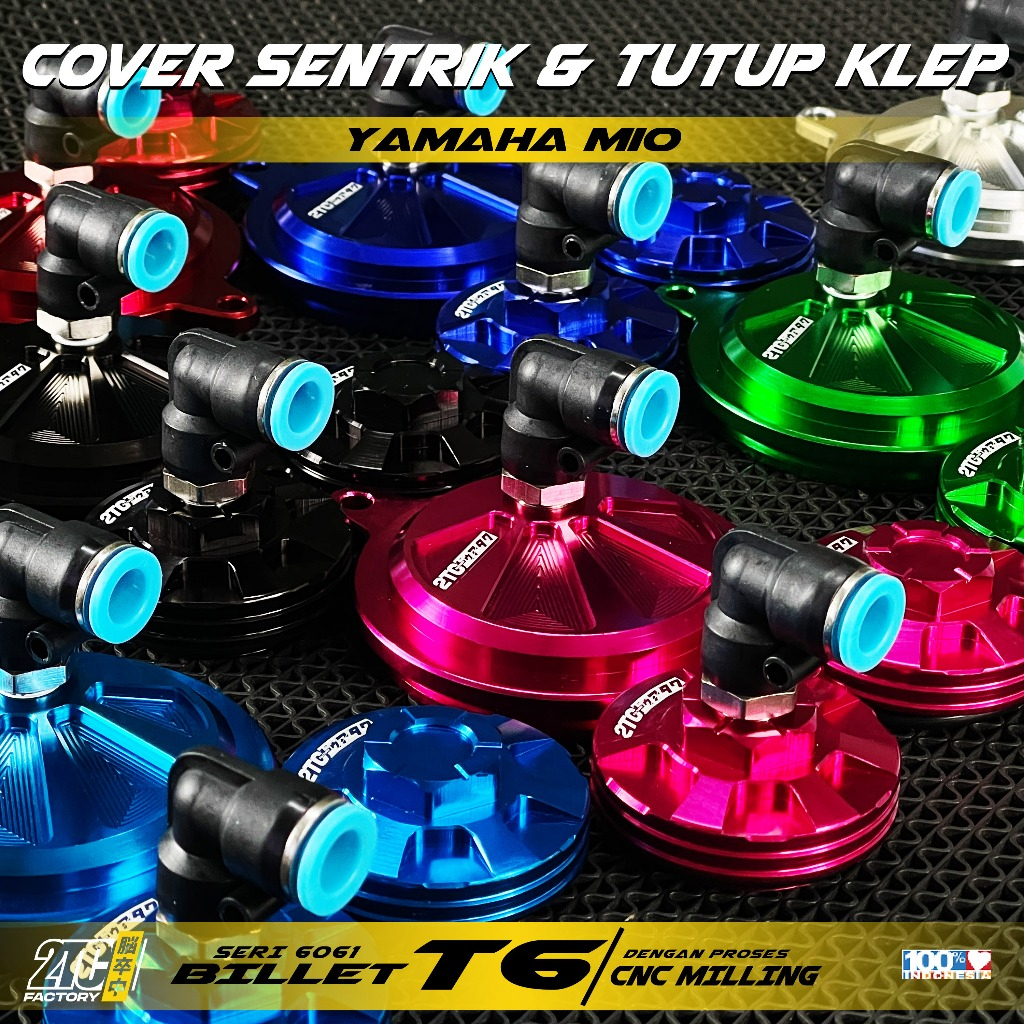 Sentric COVER VALVE LID MIO TUBE HAWA CNC YAMAHA MIO NOUVO 2TC FACTORY ...