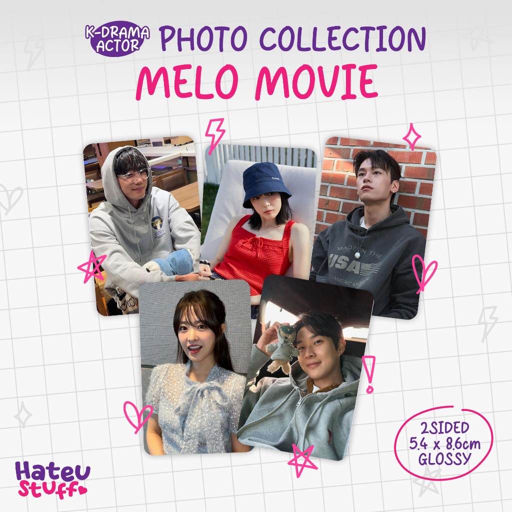[K-Actor] MELO MOVIE Cast Unofficial Photocard Photo Collection Choi Woosik, Lee Junyoung, Park ...