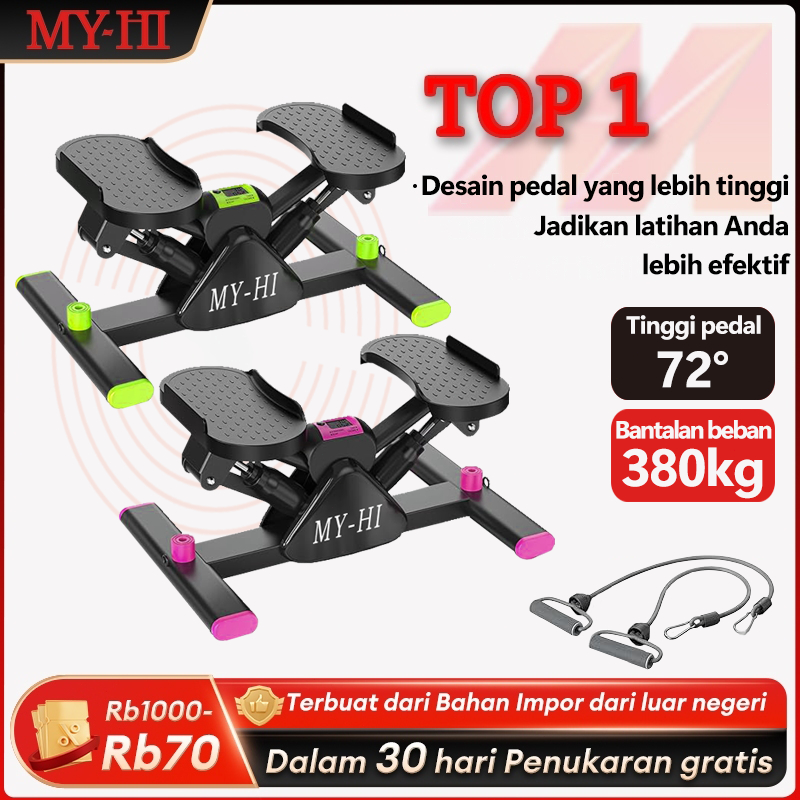 My-hi Mini Side Stepper V-Shape Stepper Walker Glider Stepper Calorie/Fat Burning Exercise ...