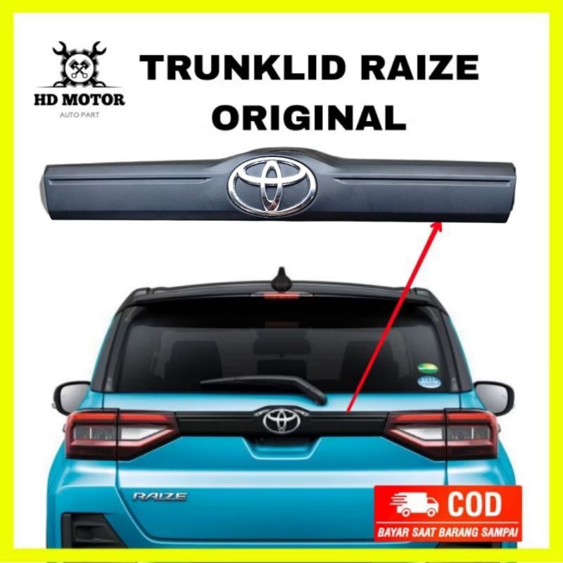Original TOYOTA raize Trunklid Trunklid /GARNISH BACKDOOR OUTSIDE ...