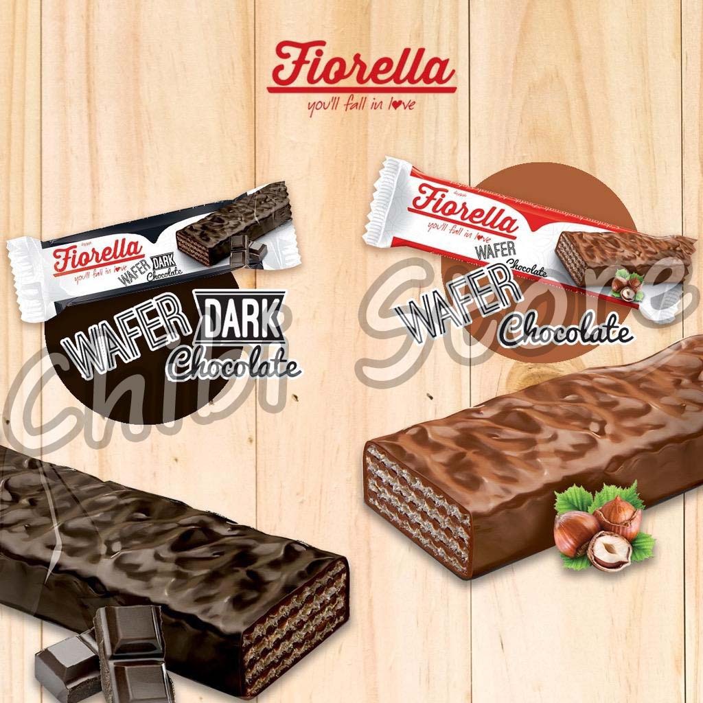 Fiorella Chocolate Turkish Wafers 40g - Chocolate Coated Wafers with ...
