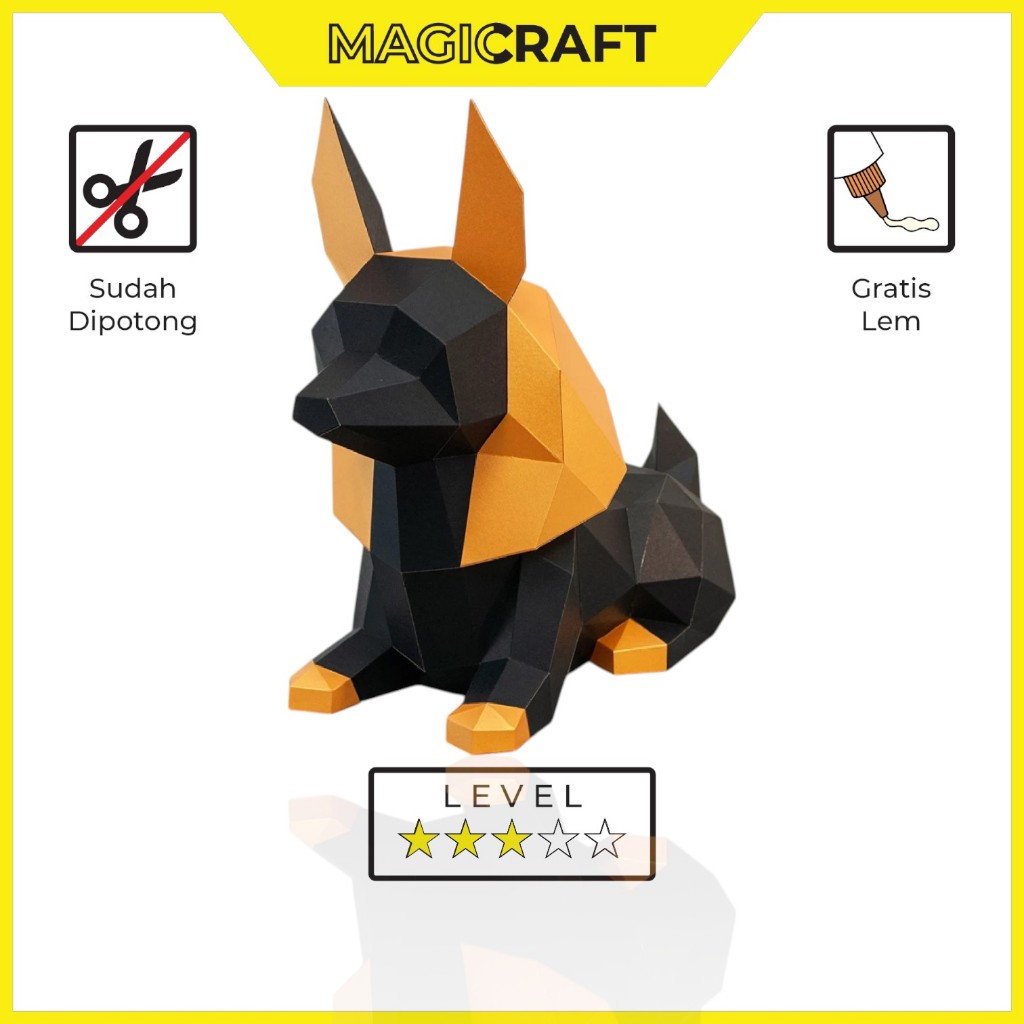 Magicraft 3D Papercraft Anubis Cute Cute Paper Crafts DIY Miniature Art ...