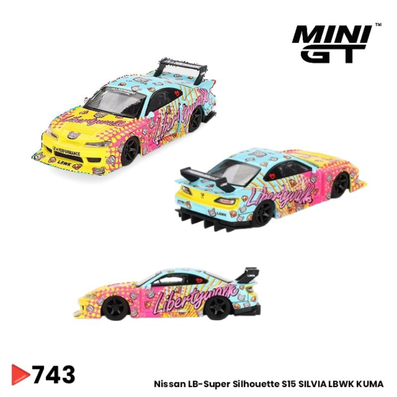 Mini GT Nissan LB-Super Silhouette S15 Silvia LBWK KUMA (Box) | Shopee ...