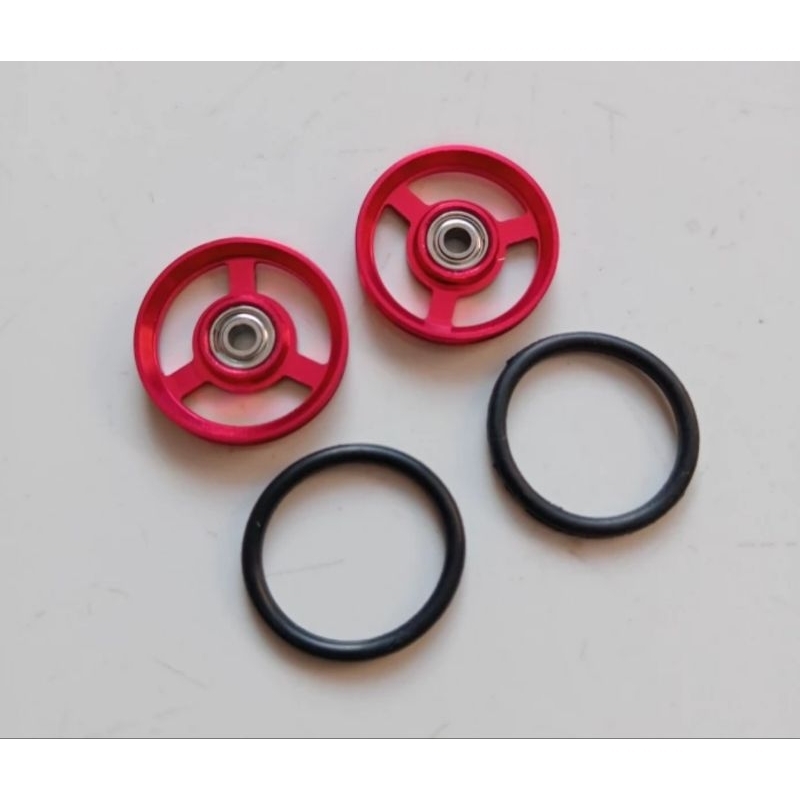 Rep TAMIYA 15161 17MM ALUMINUM BALL-RACE ROLLERS (3 SPOKE TYPE ...