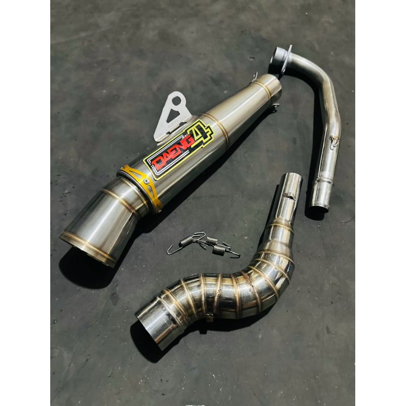 Daeng sai4 Pipe canister conical open specs exhaust Pipe for Wave 125 ...