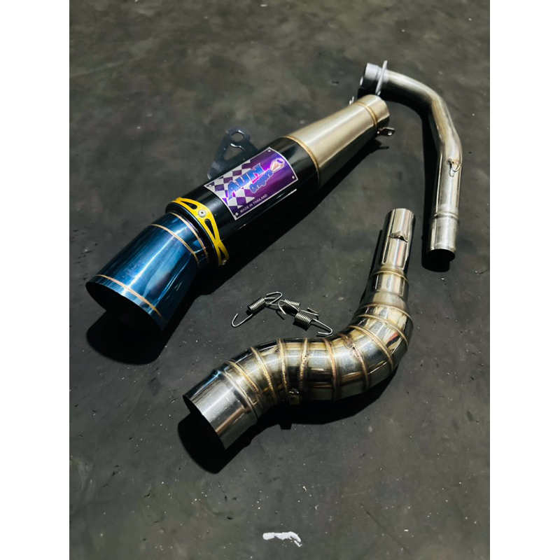Aun Pipe canister contour open specs exhaust Pipe for Wave 125 Xrm 110/ ...