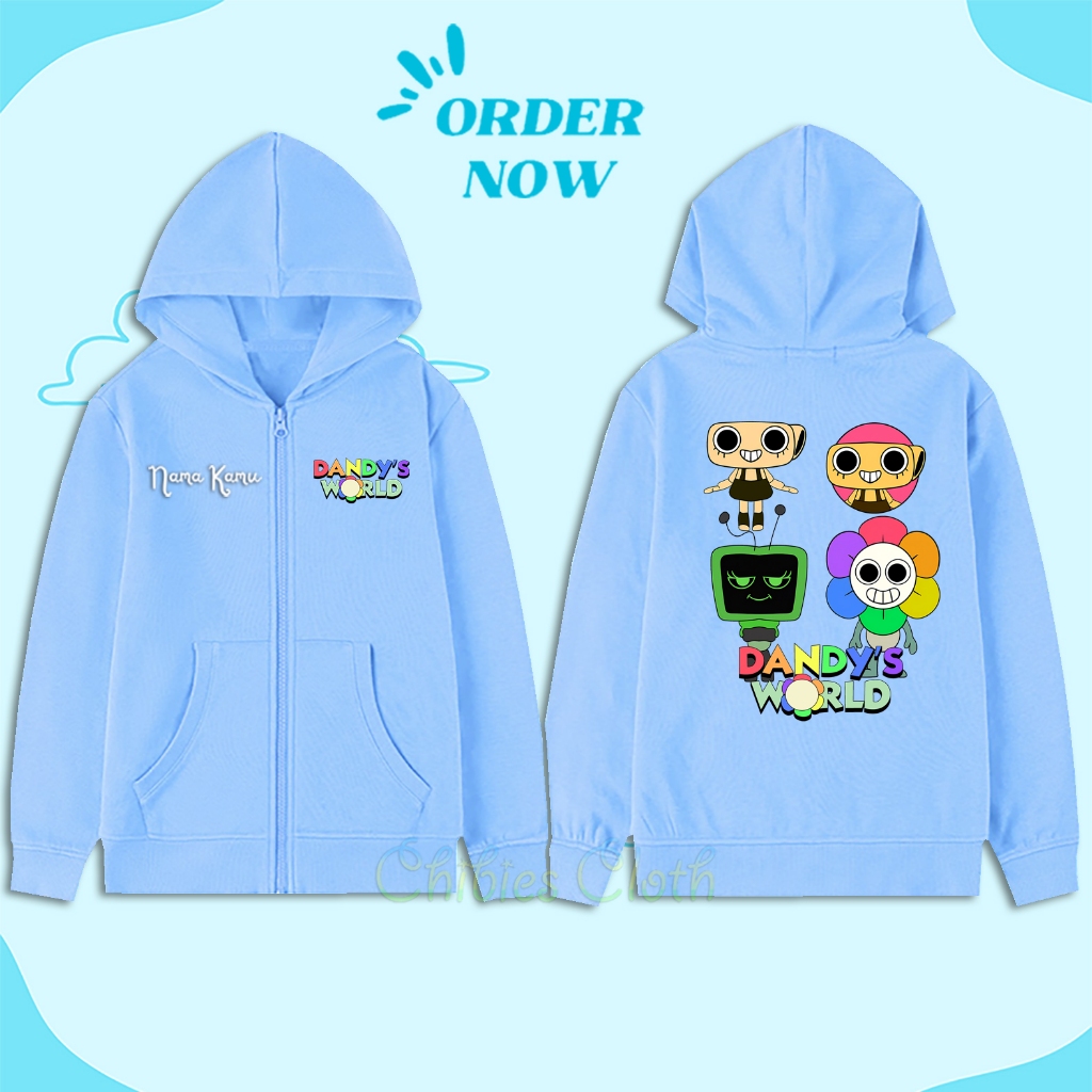 Roblox Dandy's World Unisex Children's Zipper Sweater - Sprunki Dandys ...