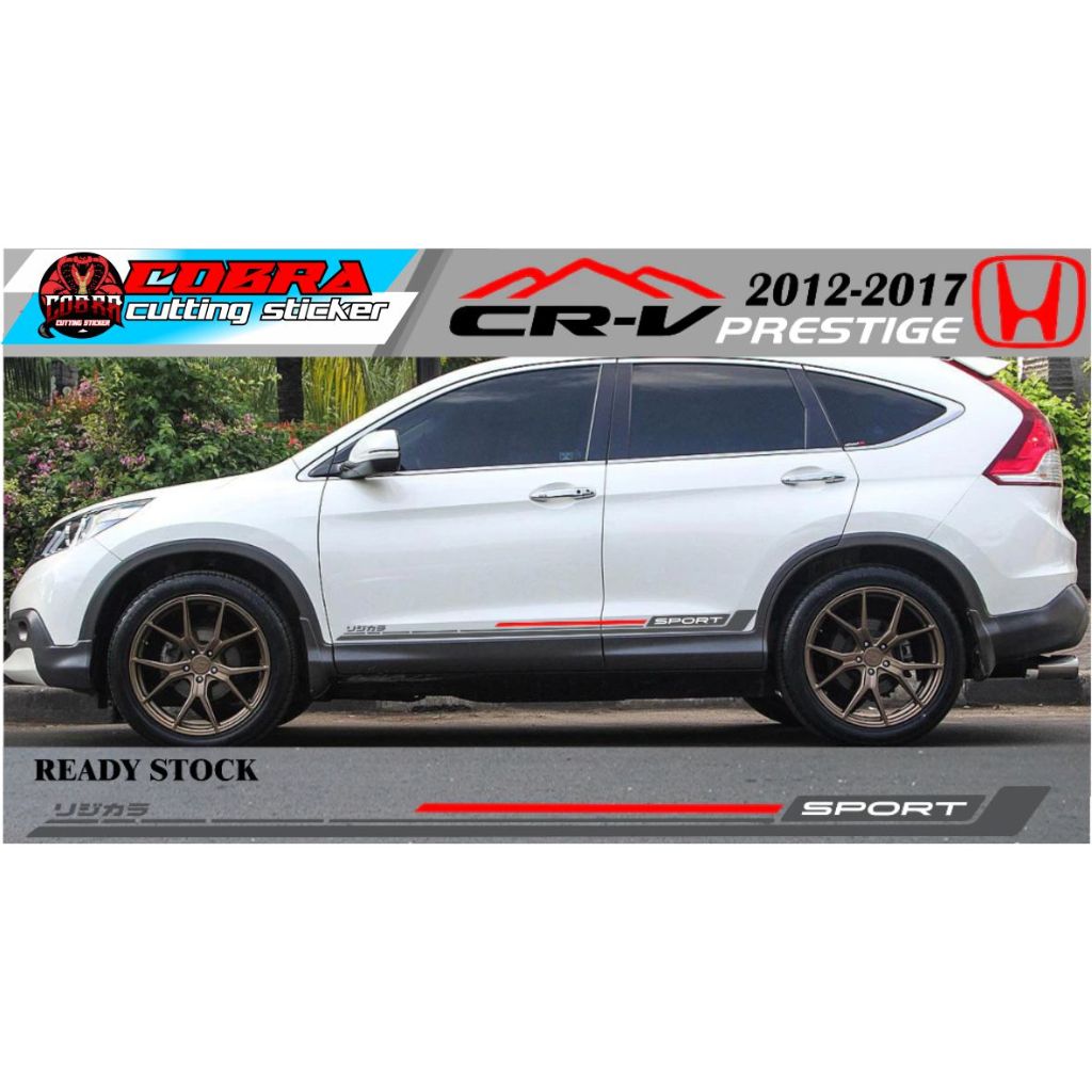 Sticker STICKER HONDA CRV GENERATION KE4 2012-2017 HONDA CRV SIMPLE ...