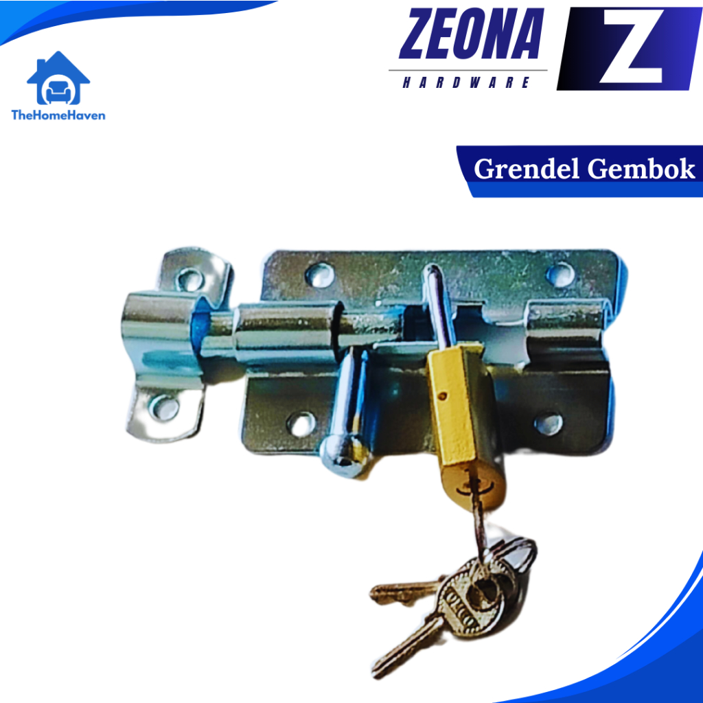 Zeona Overvall Latch | Lock Slot Padlock Latch | Sizes 2" and 3 ...