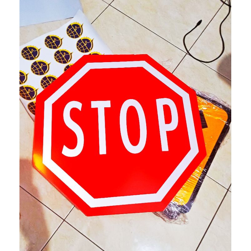 Stop Sign Board | Shopee Malaysia