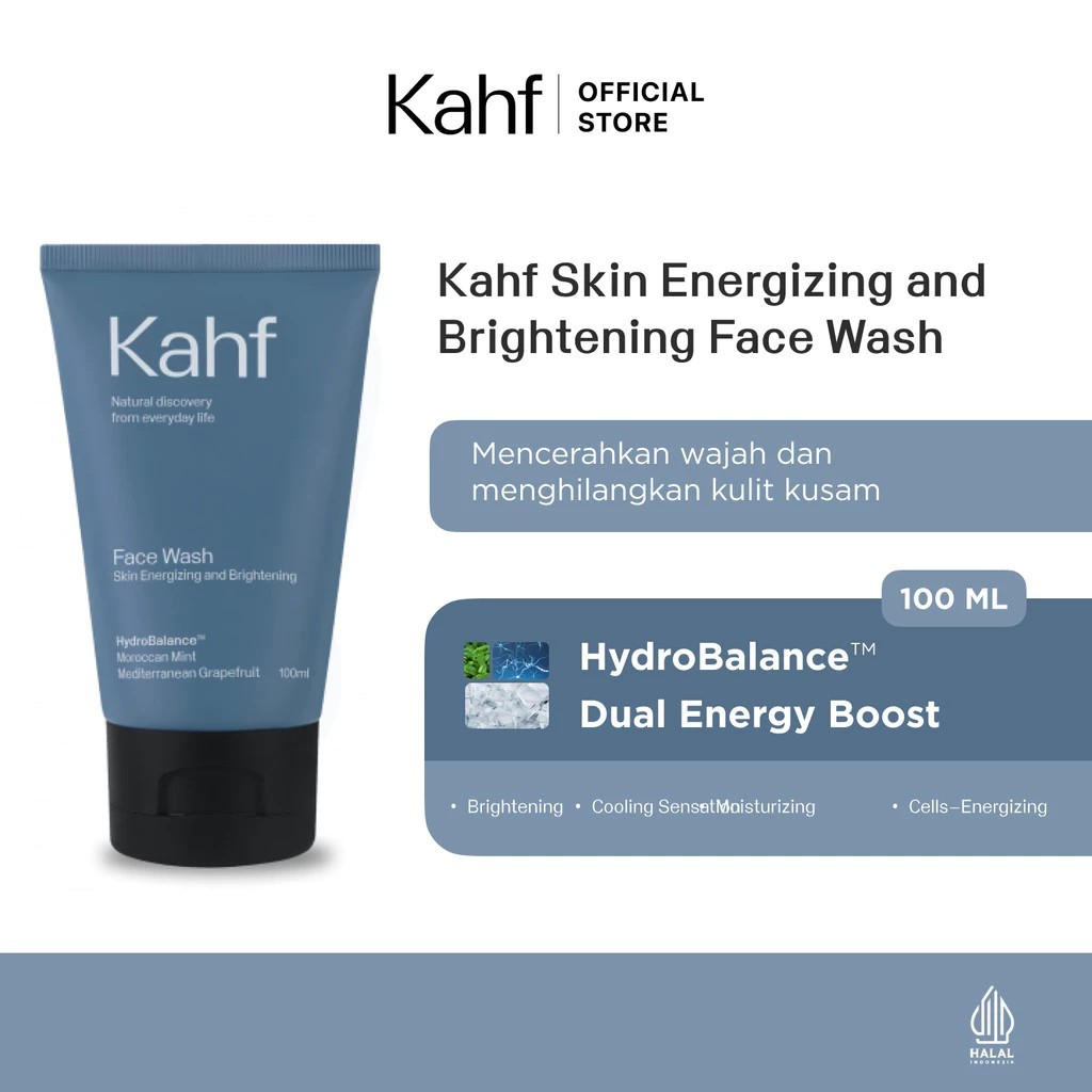Kahf Skin Energizing & Brightening Face Wash 100ml | 50ml | Men's ...