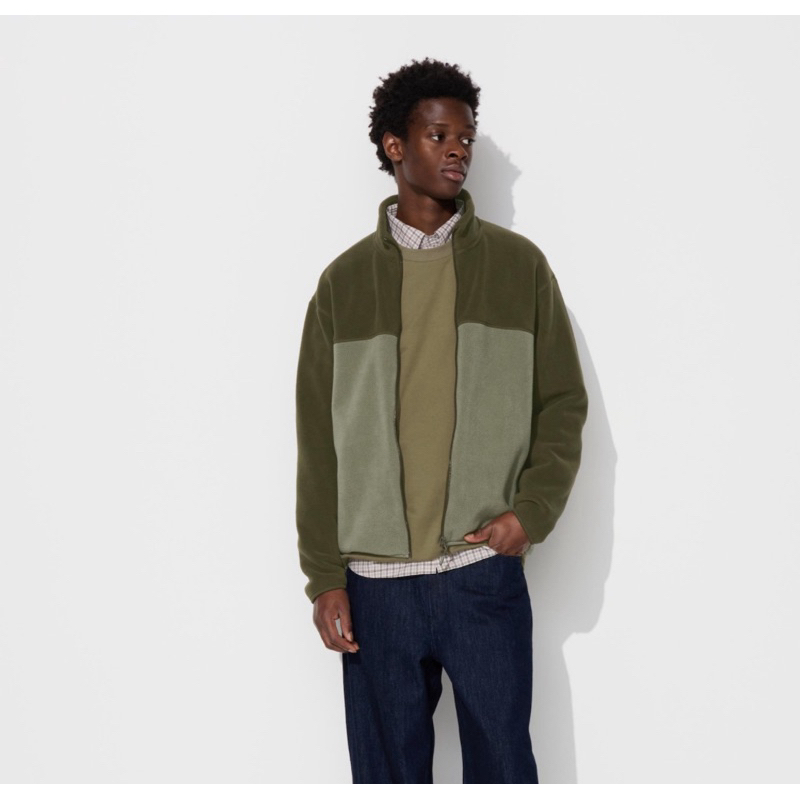 Uniqlo Outer Fleece Zipper Two Colors Original Uniqlo Fleece Jacket ...