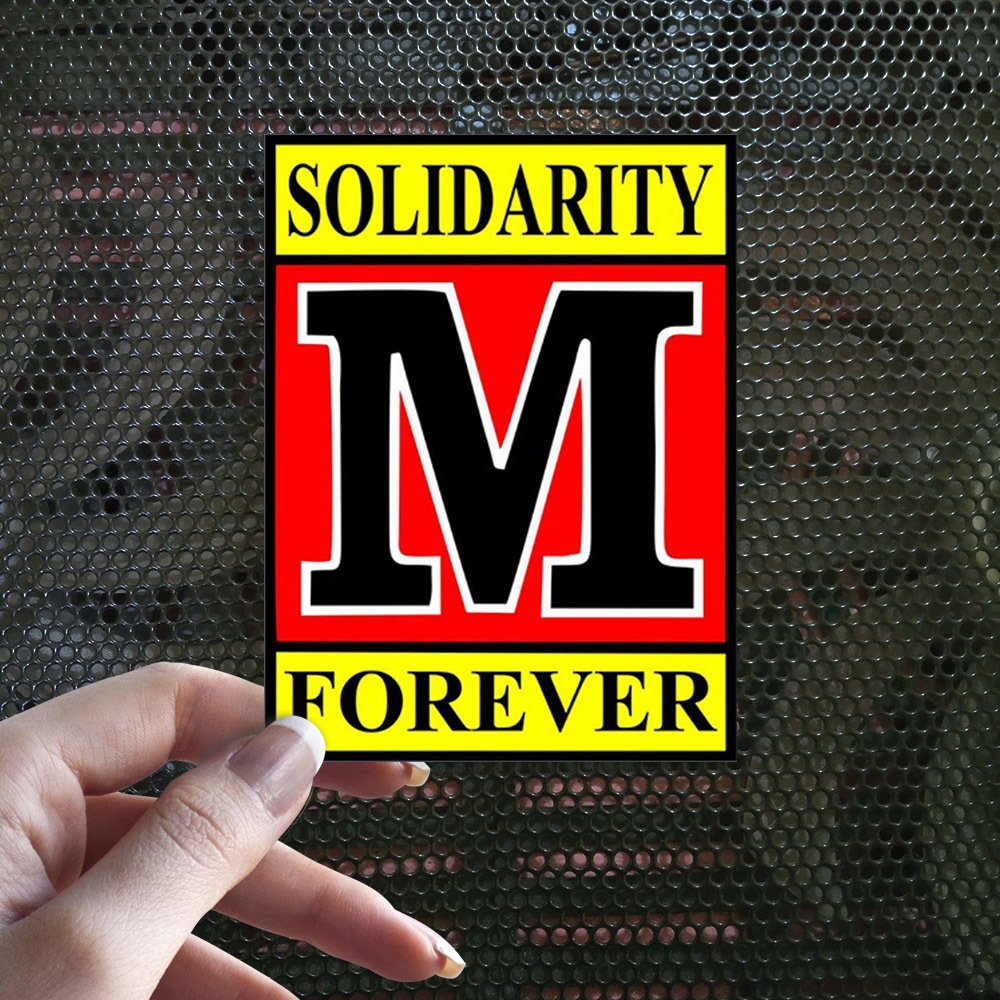 M Solver Solidarity Forever Waterproof Vinyl Decal Sticker | Shopee ...