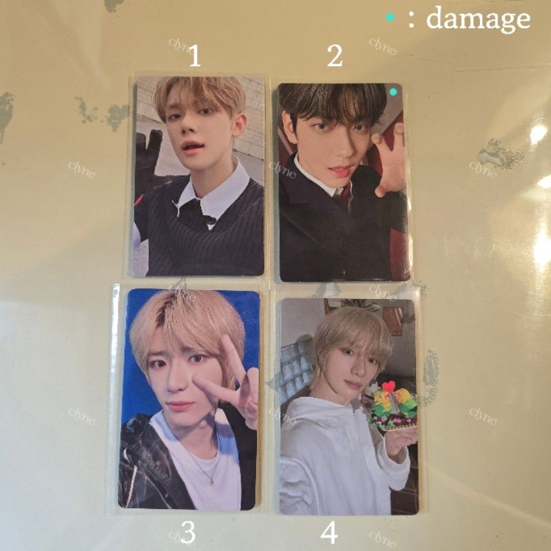 Txt Tomorrow x Together Sanctuary Photocard PC Soobin Yeonjun Taaehyun ...