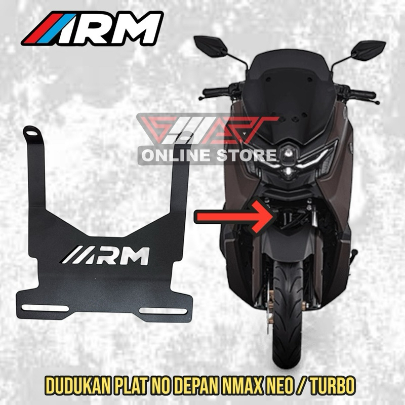 Arm RACING NMAX 2020, NMAX NEO, NMAX TURBO NO PLATE HOLDER / FRONT NO ...