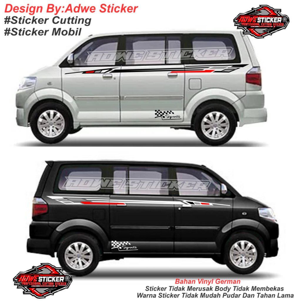 Apv car stickers cutting lower list stickers for suzuki apv cars, the ...