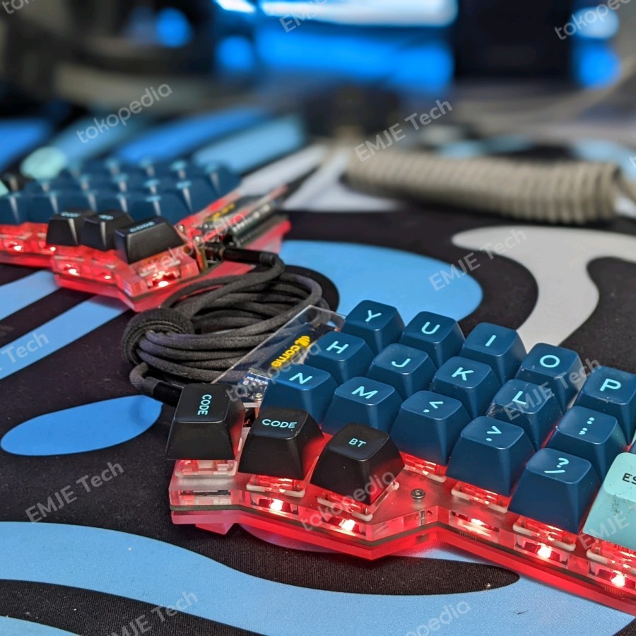 Prebuilt Barebone Split Keyboard CRD Corne Cherry V3 RGB VIA Ergo ...