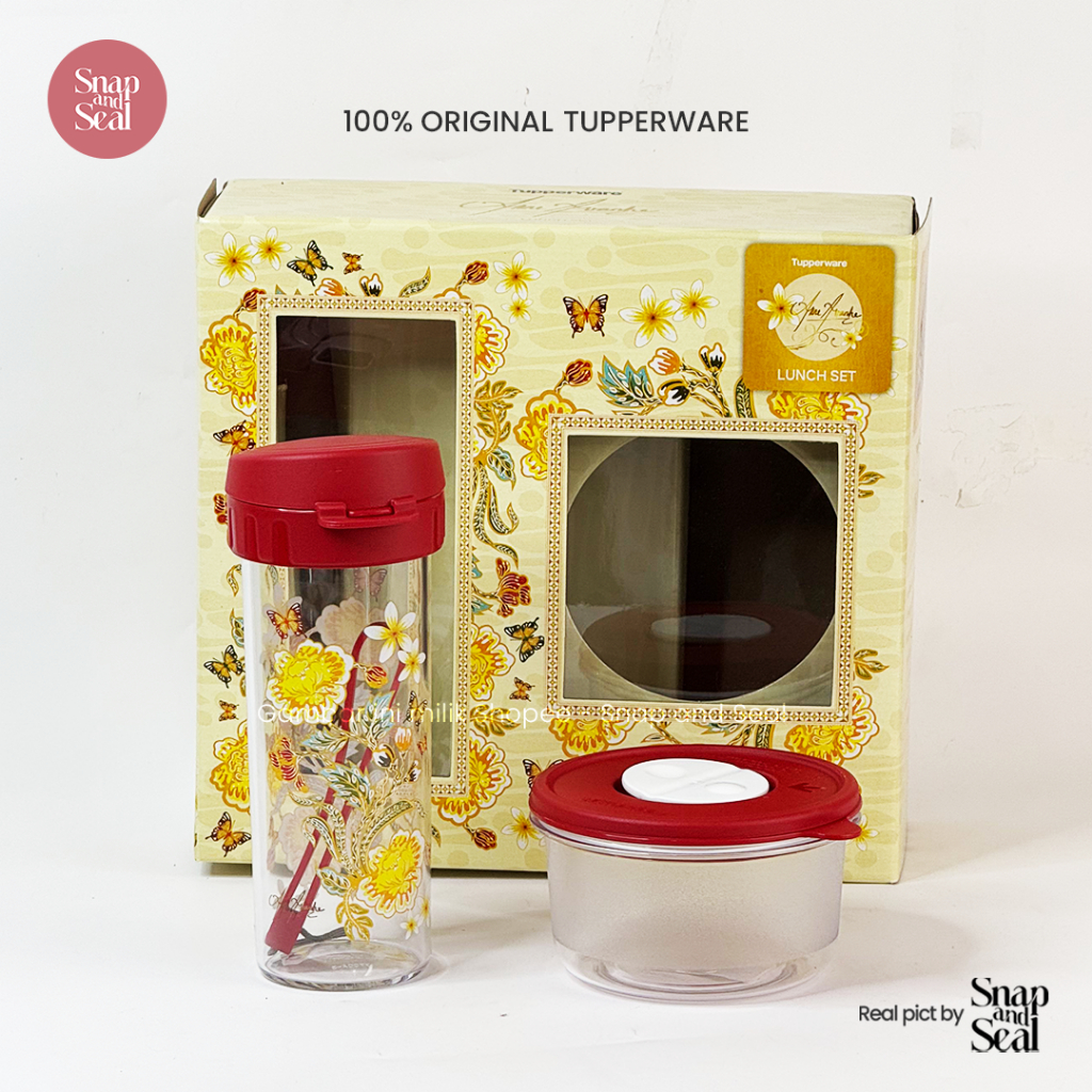 Parcel EID Tupperware Anne Avantie Lunch Set with Box | Shopee Malaysia