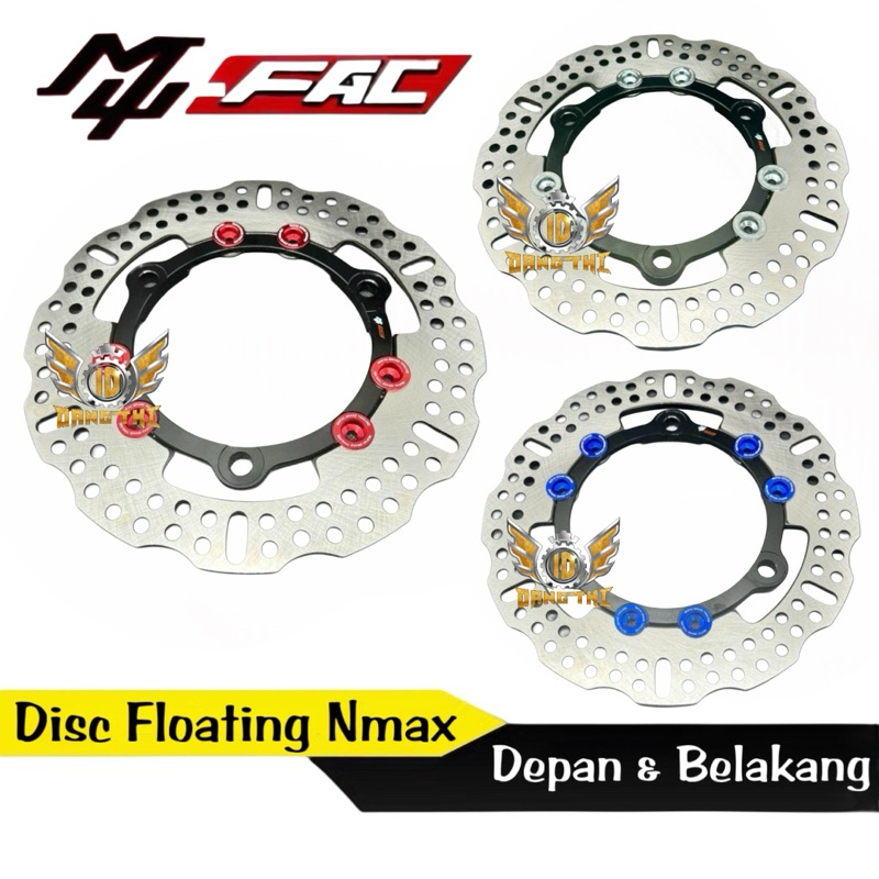 Nmax Floating Disc Disc Nmax Front & Rear Mufac Serrated Discs Psm ...