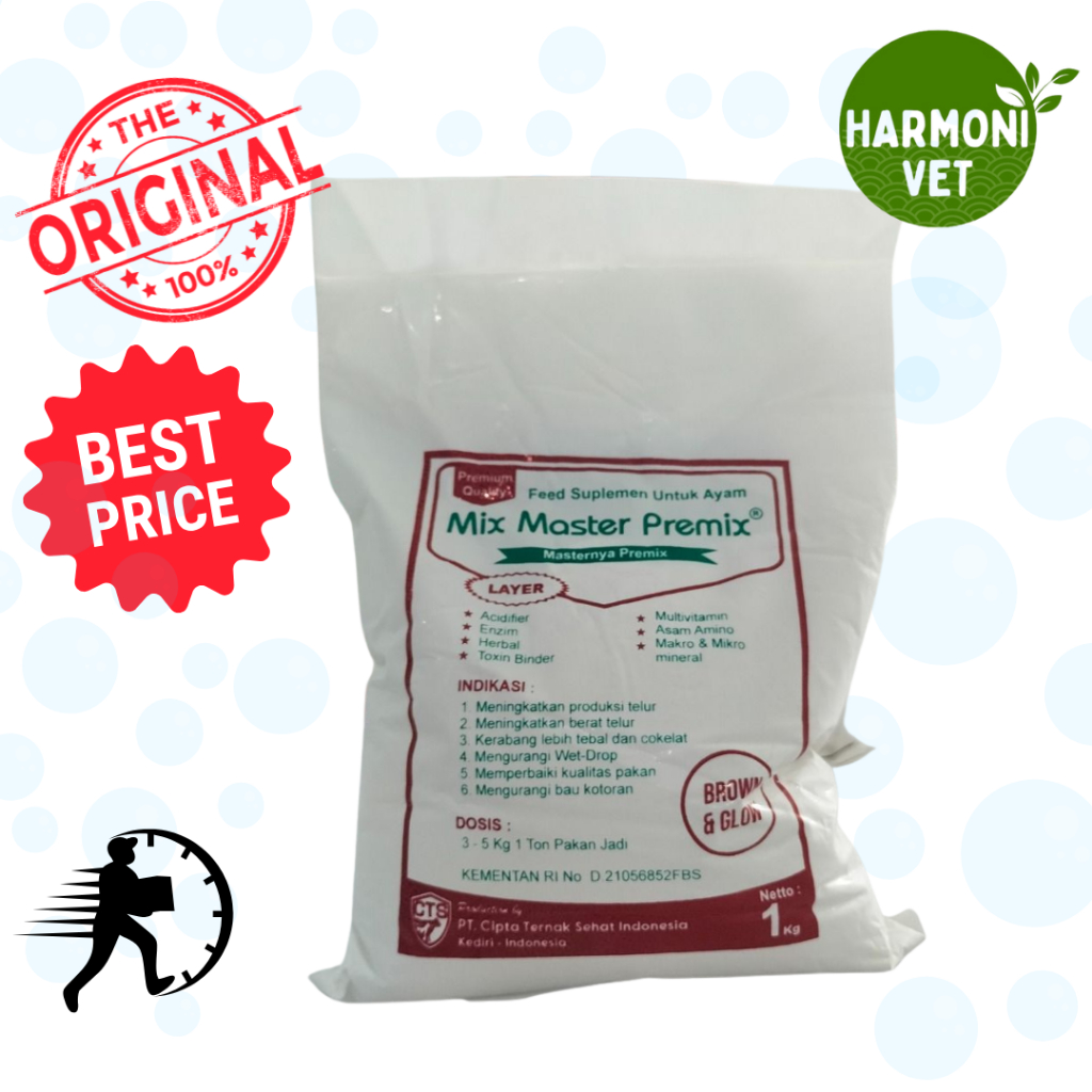 MIX MASTER Premix LAYER 1 KG - Laying Chicken Premix Feed Supplement ...