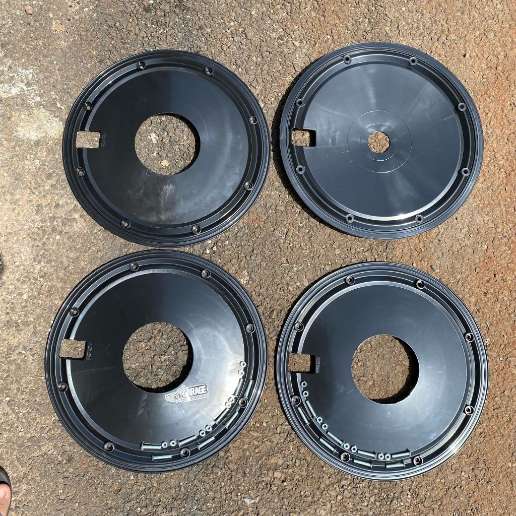 Wheeldop astrea grand ABS BLACK NEW set Front and Rear Wheels BAUD ...