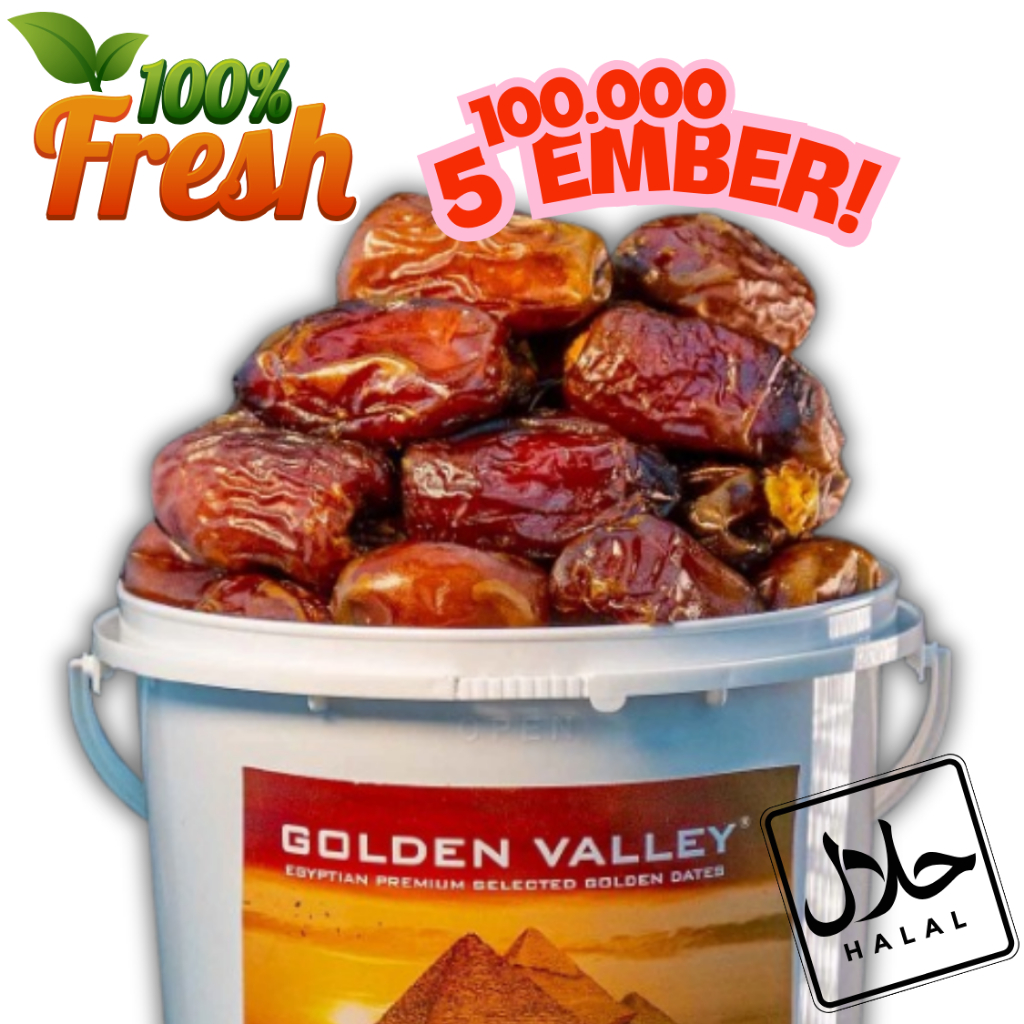 Golden VALLEY DATES CONTENTS 5 EMBER 500GRAM | Shopee Malaysia