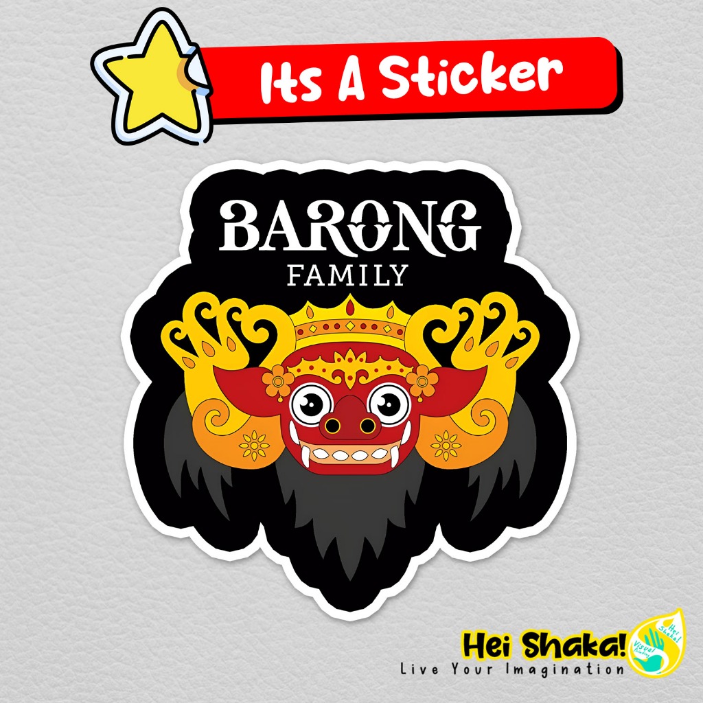 Barong Family Music Sticker Waterproof Vinyl Material | Shopee Malaysia