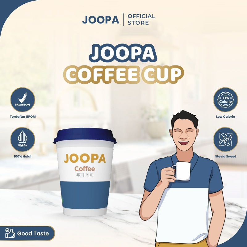 Joopa | Low Calorie with stevia instant coffee Cappuccino flavor ...