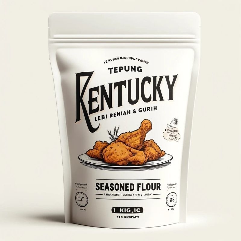 Kentucky KFC Curly Crispy Chicken Flour 1 KG | Shopee Malaysia