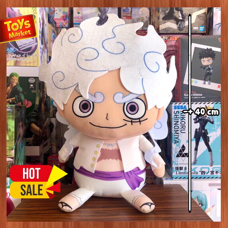 Bandai One Piece BIG Plush Mecha Mofugutto - Monkey D Luffy Gear 5 ...