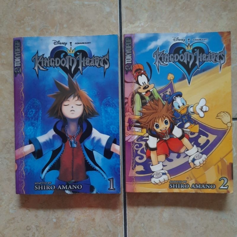 Kingdom Hearts English Comics 1 - 2 Shiro Amano Tokyopop Disney ...