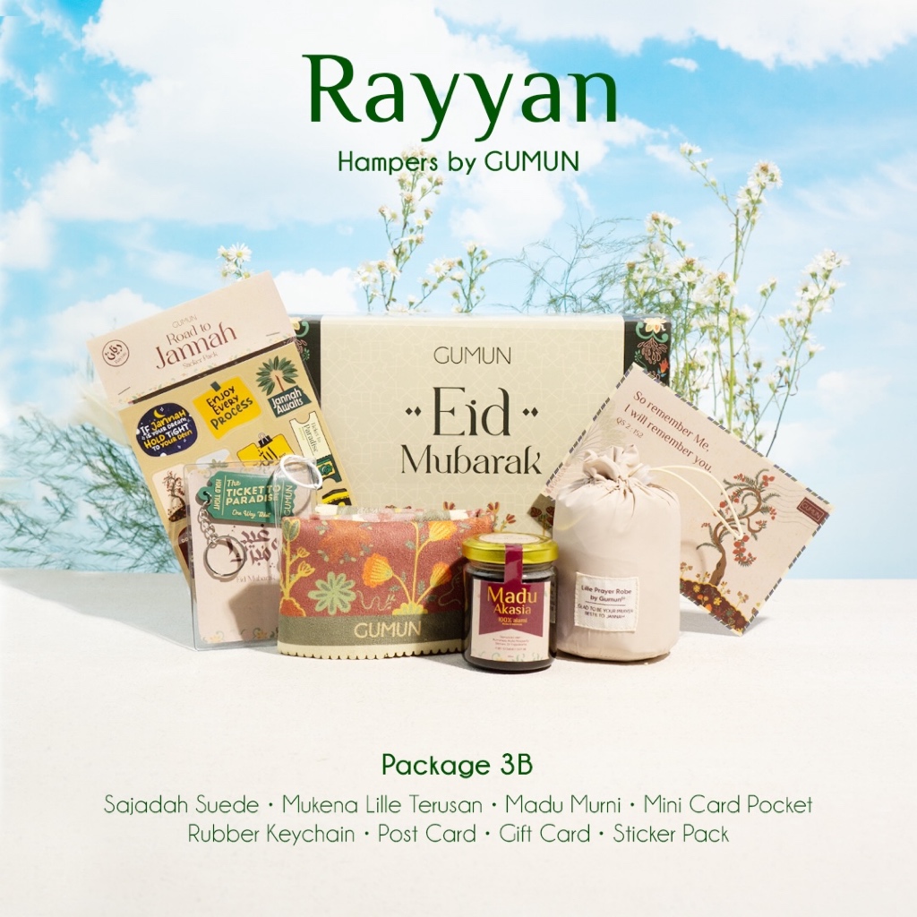 Rayyan 3B Hampers Eid 2025 by Gumun, Ramadhan Hampers 2025 | Shopee Malaysia