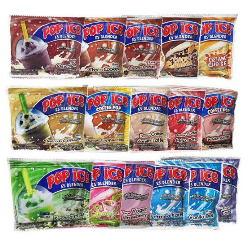 POP ICE VARIOUS COMPLETE FLAVORS | Shopee Malaysia