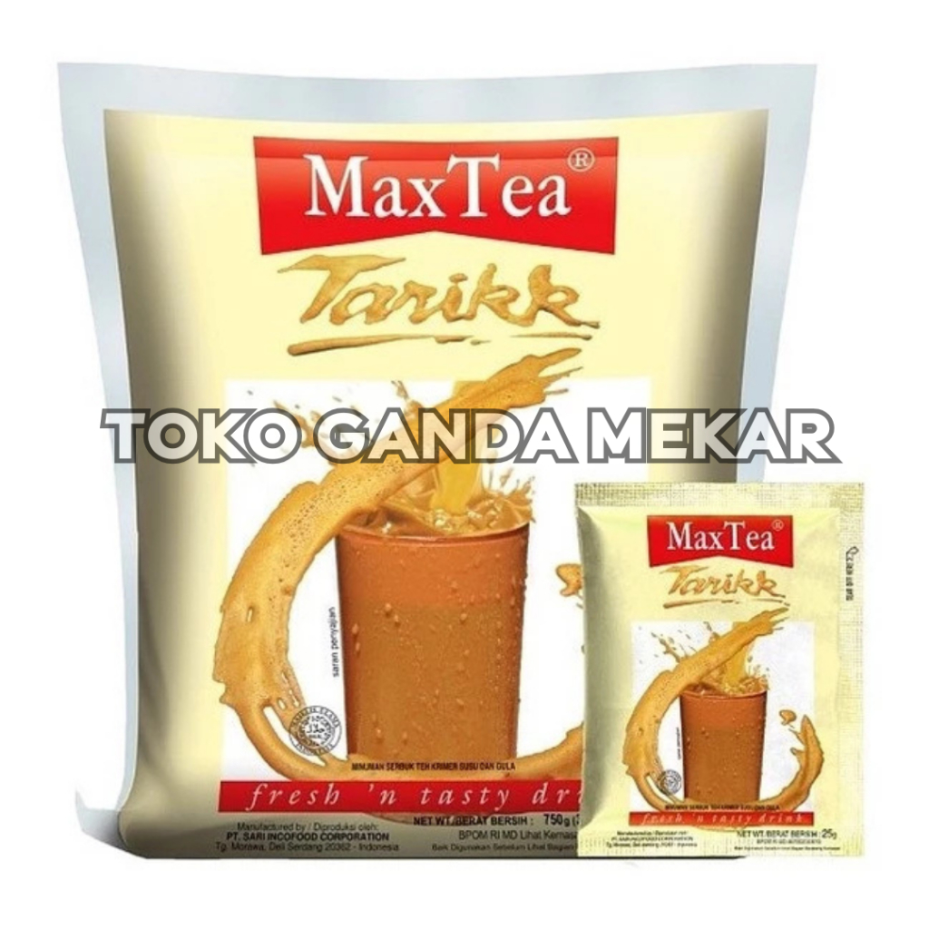 MaxTea Tarikk - Max Tea Teh Tarik (50 sachets) | Shopee Malaysia