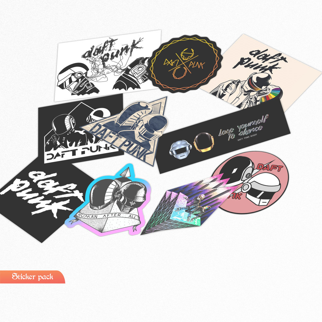Daft PUNK band stickers / STIKER PACK | Shopee Malaysia