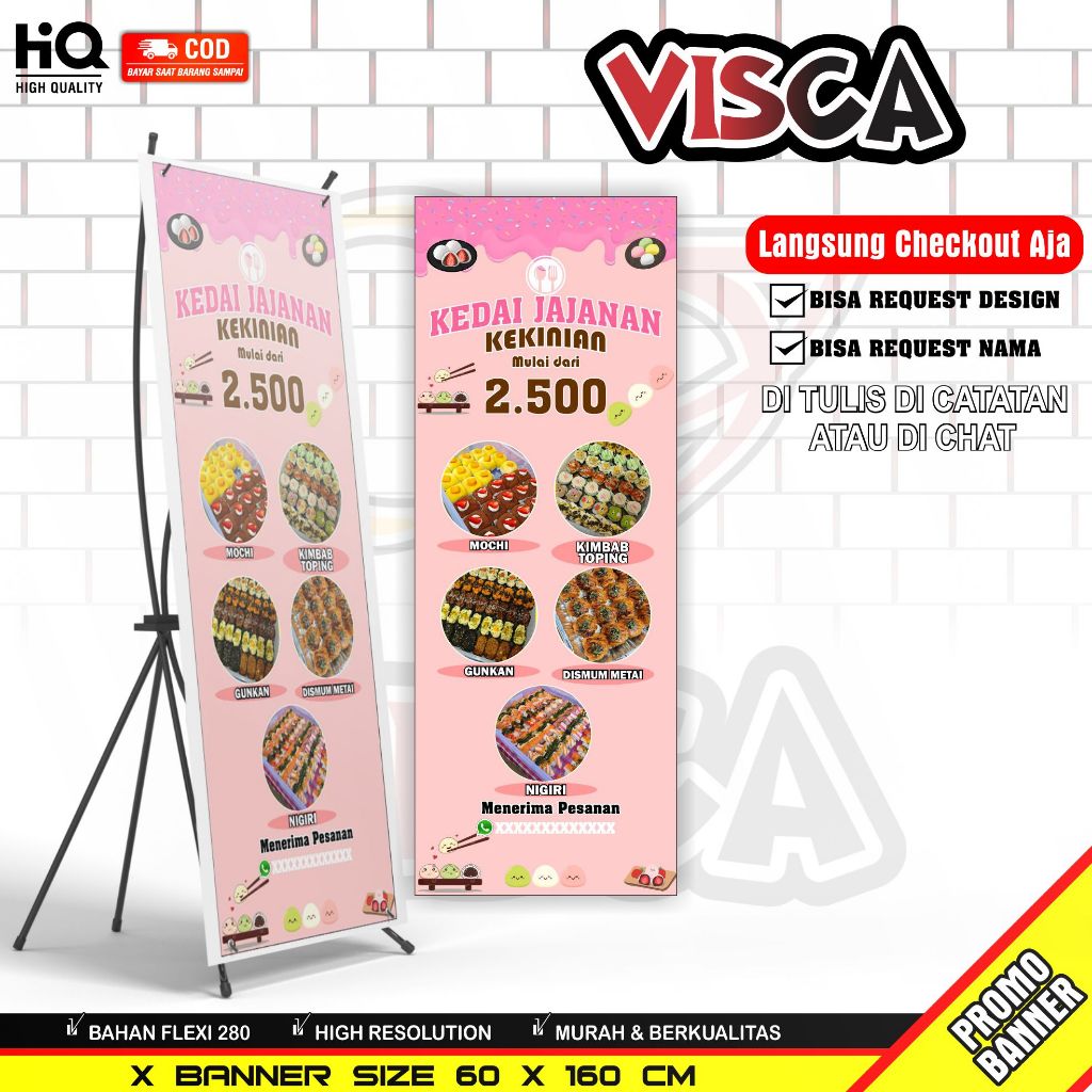 Banner x Banner Kedai Jananan - Viral Jajajanan Shop Banner Size 60 x ...
