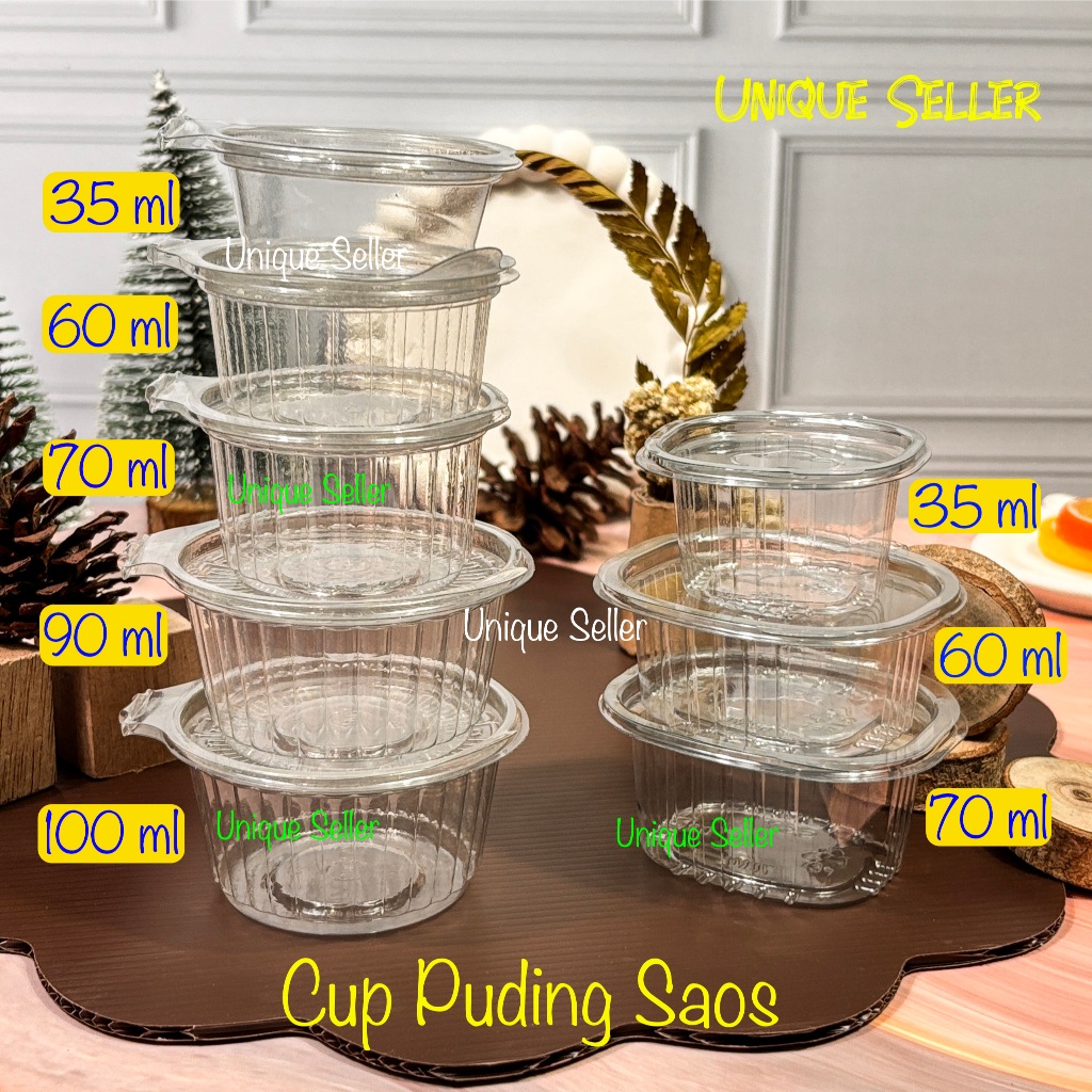 [Contains 50] Mika Pudding Sauce Cup 70 ml 70ml SSY / Mika Sauce Cup 70 ml 70ml SSY / Mika Cup ...