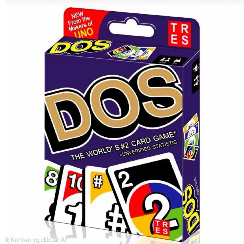 Un0 DOS Card toy Card toy for the Family Card Family Game 1 pack ...