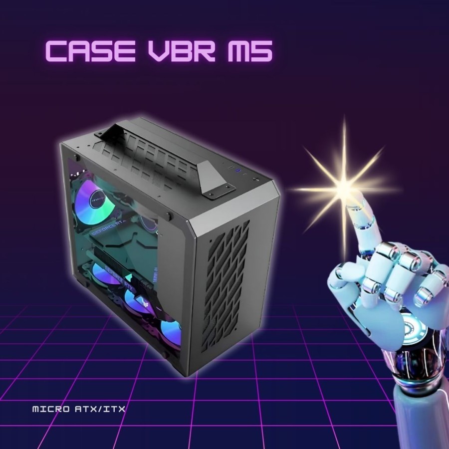 Vbr M5 Compact Micro ATX/ ITX 26 Liter Gaming PC Case | Shopee Malaysia